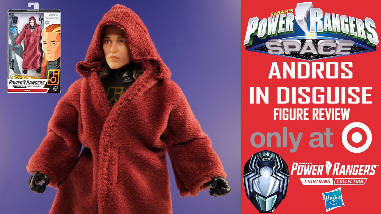 Power Rangers Lightning Collection IN SPACE ANDROS DISGUISE Red Ranger ...