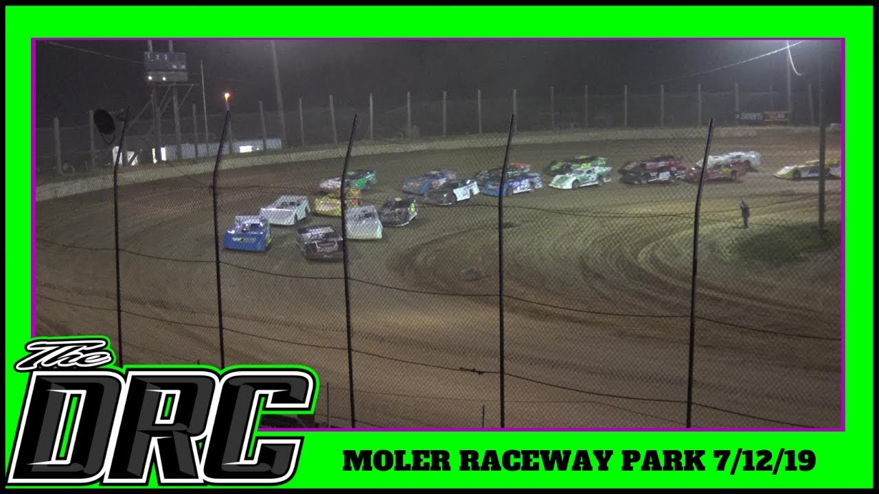 Moler Raceway Park | 7/12/19 | Late Models | Feature - YouTube