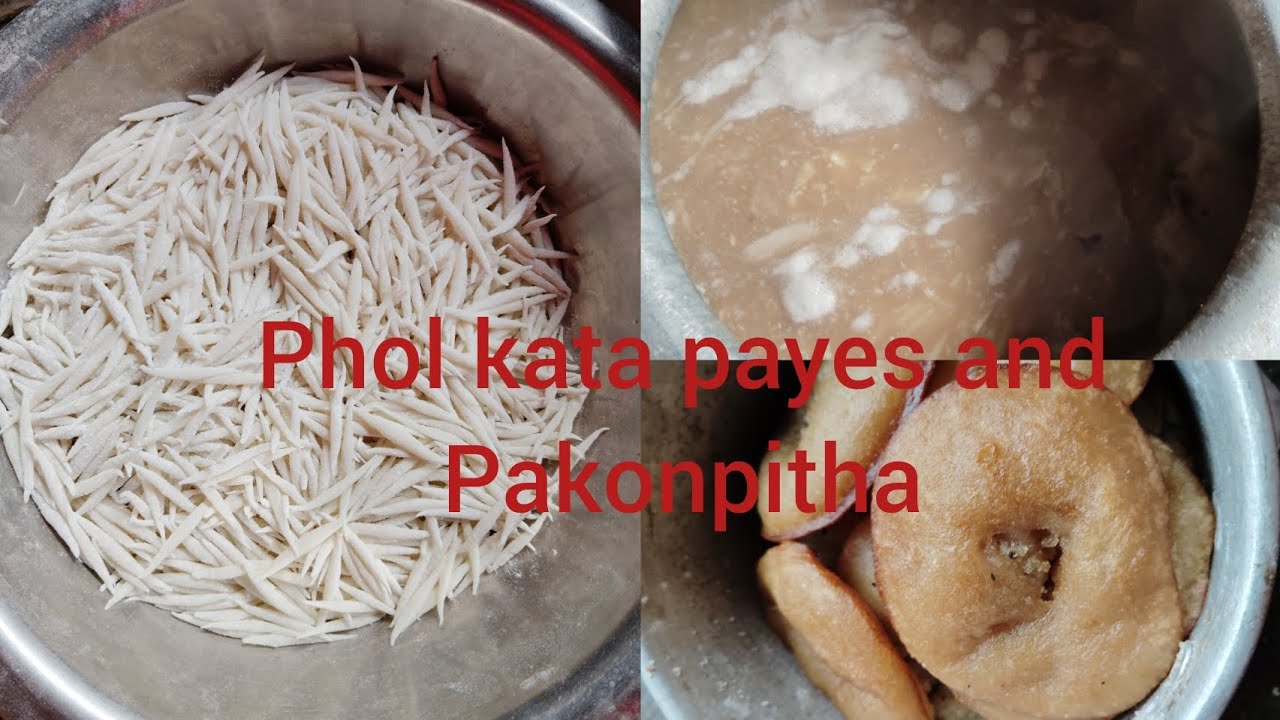 phol kata payes o pakan pitha recipe 😋😋😋trending - YouTube