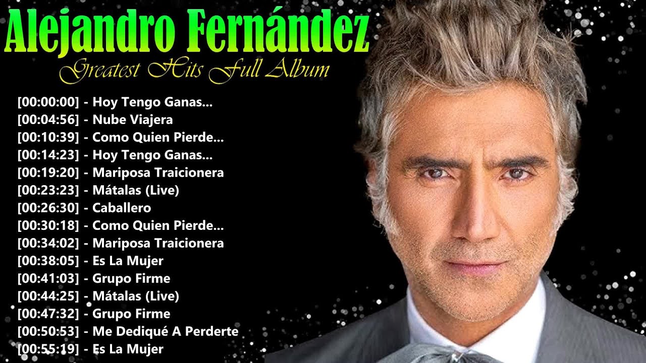 🎤 Alejandro Fernández – Passionate Ballads That Speak Straight to the ...