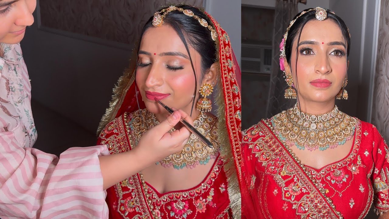 NO MAKEUP BRIDAL MAKEUP LOOK || NATURAL MAKEUP - YouTube