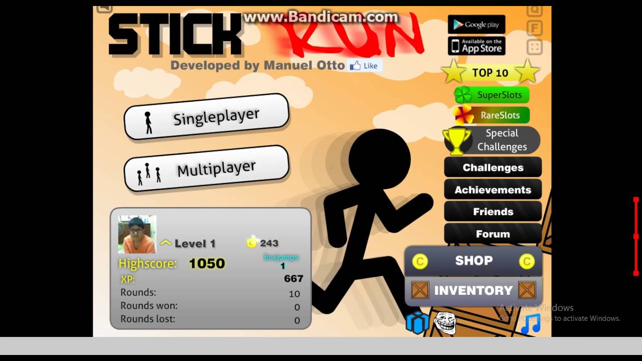 Stick run Rare slots EP 1 ได้ของฟรีด้วย!!! - YouTube