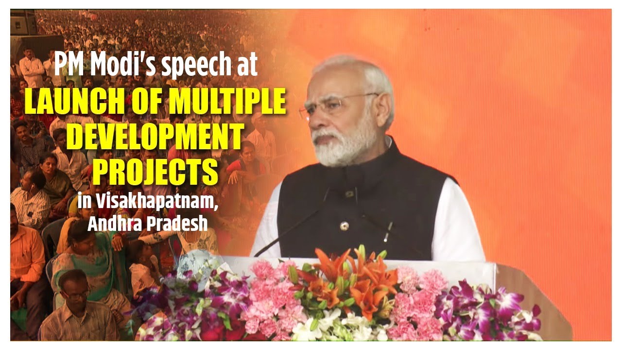 PM Modi's speech at launch of multiple development projects in ...