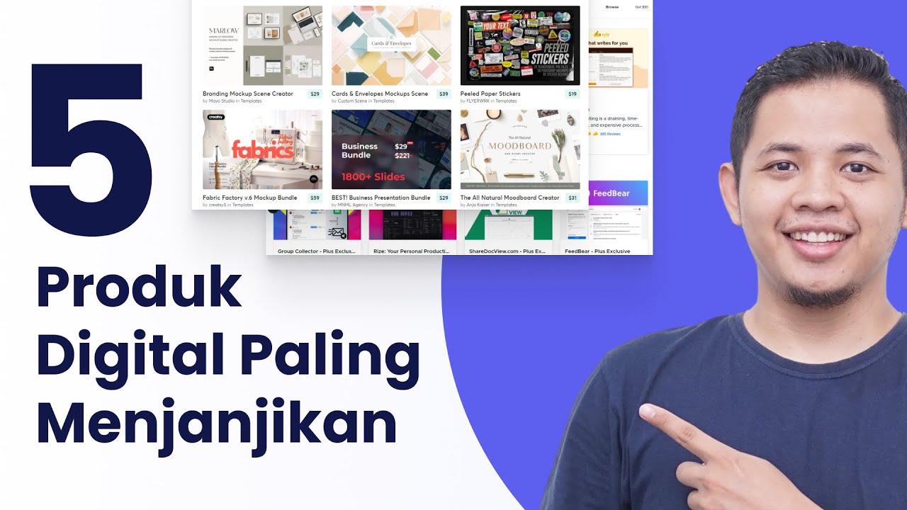 5 Ide Produk Digital Yang Paling Menjanjikan - YouTube