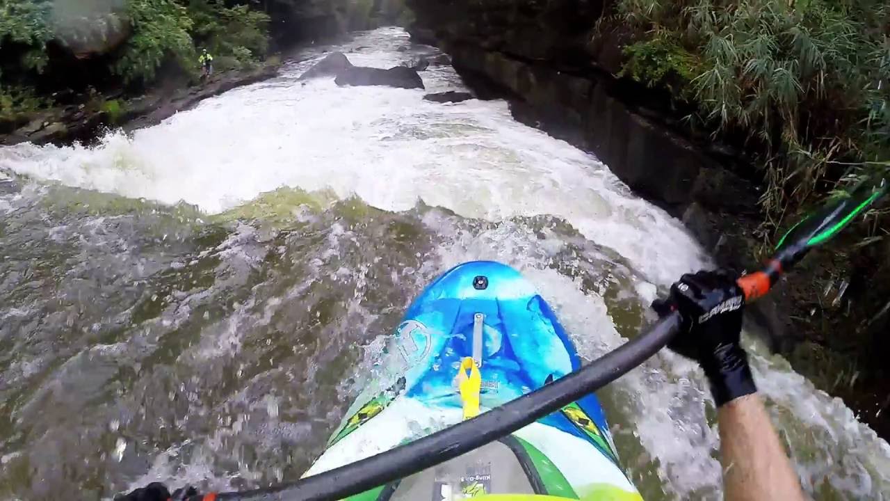 Kayak Beat Down-Sheraton 2nd Drop Boof Beatering - YouTube