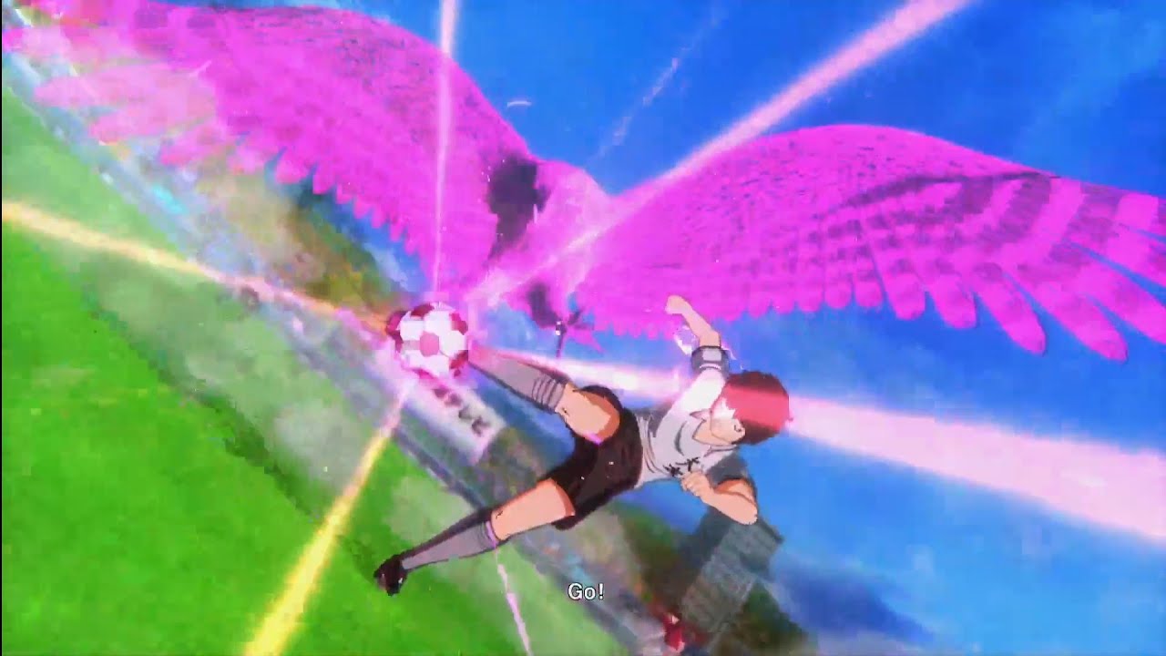 Captain Tsubasa Rise of New Champion#2: NANKATSU vs OTOMO. Nitta Shun ...