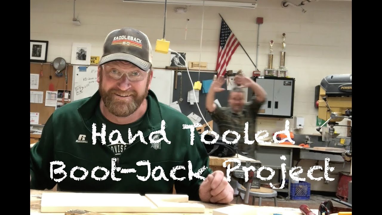 Hand Tooled Boot Jack Project 2020 - YouTube