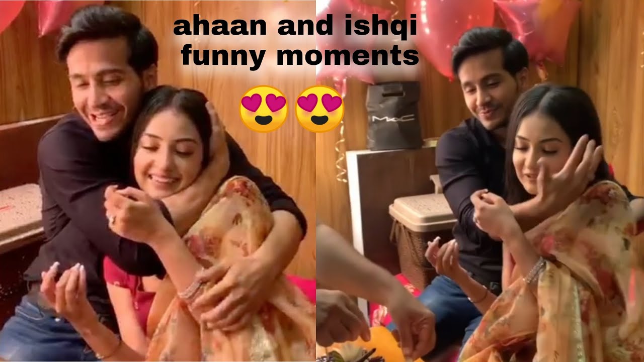 ishq par zor nahi | ishqi and ahaan off screen masti | BTS of ishq par ...