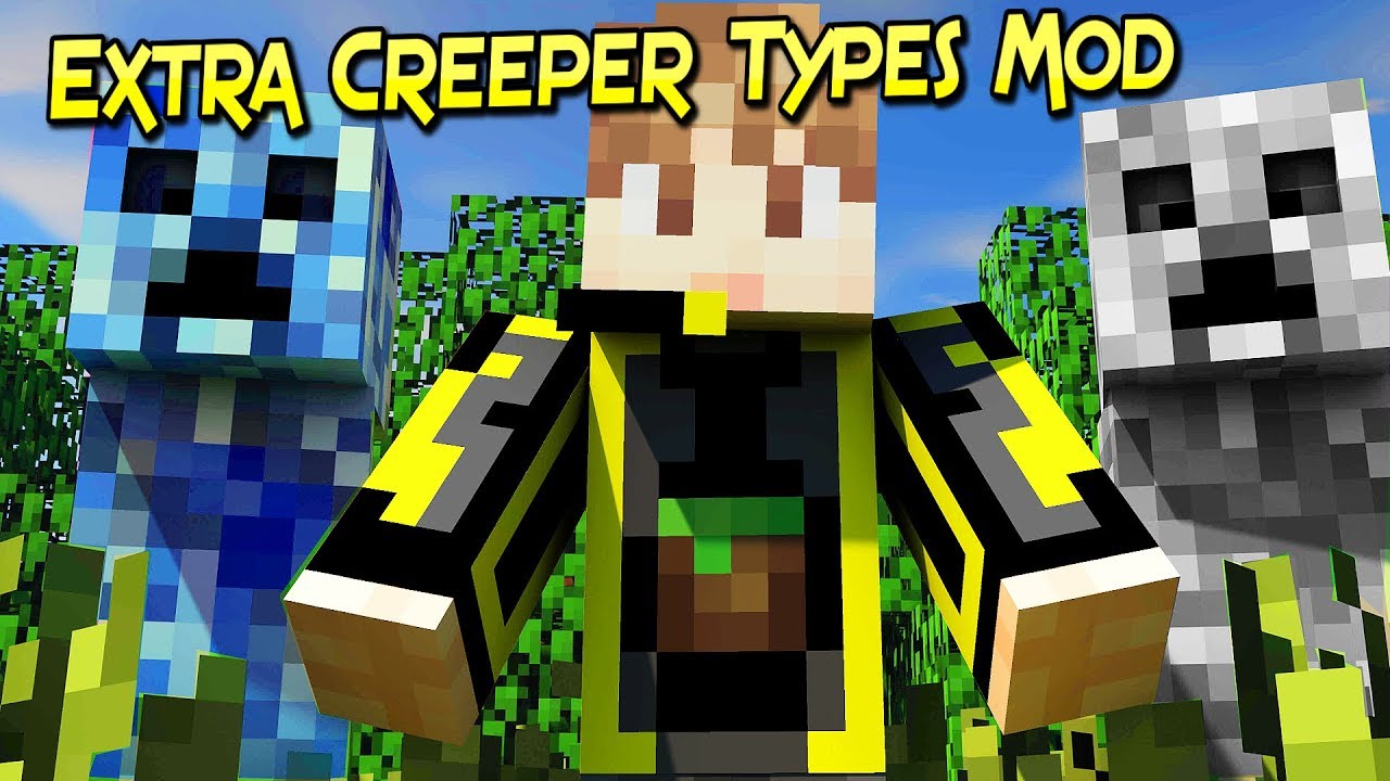 Extra Creeper Types Mod | Creepers Súper Peligrosos | Minecraft 1.12.2 ...