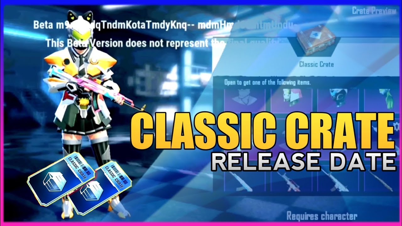 😍 New Classic Crate Opening Confirm Date | New Classic Crate Bgmi - YouTube