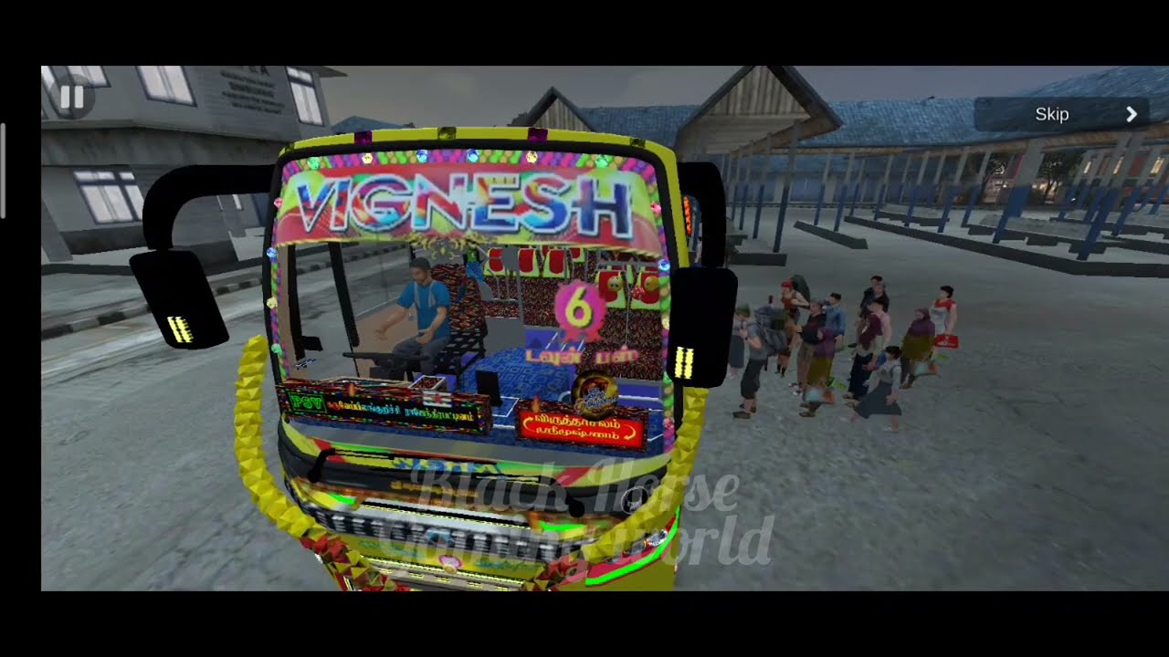 Bus simulator Indonesia Vignesh pvt bus #busmanufacturing #busbusiness ...