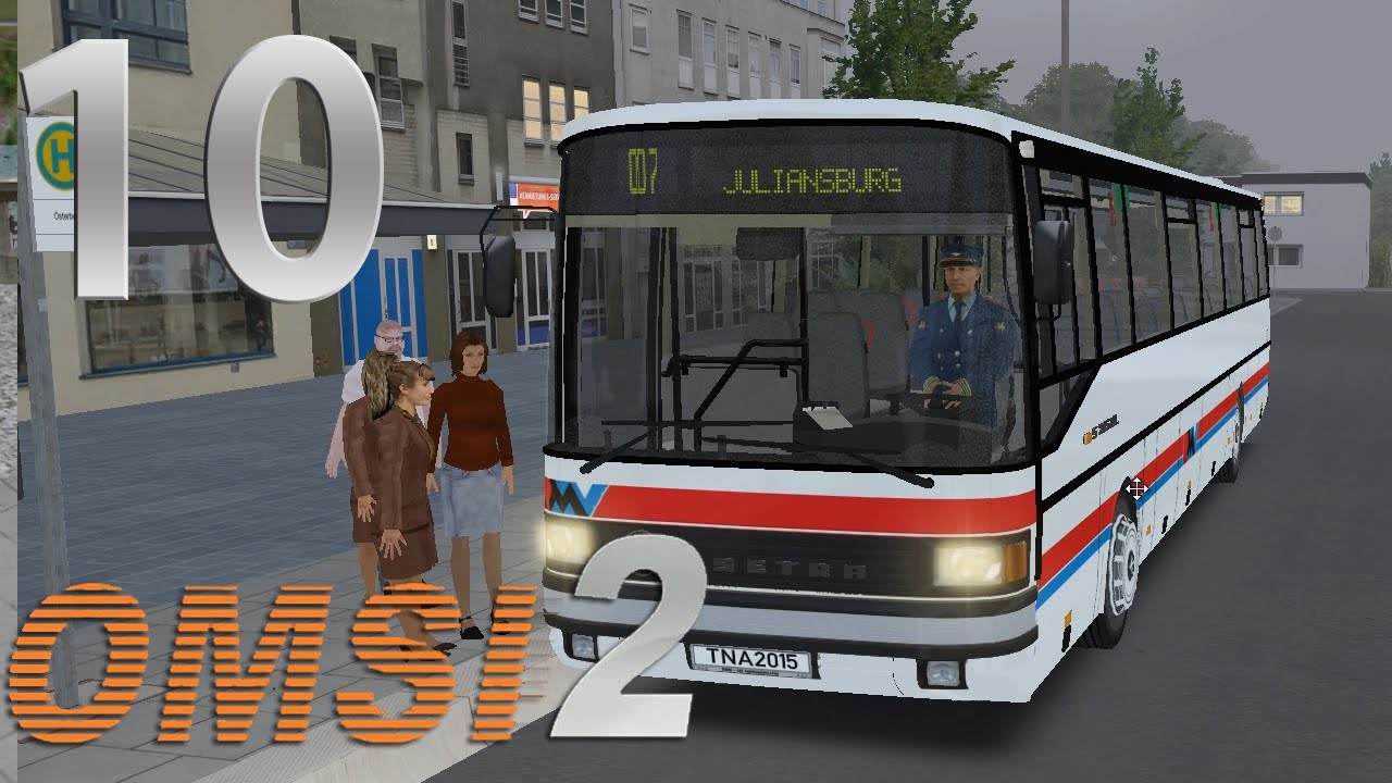 OMSI 2| Episode 10| Autobahn Map Oesterberg - Juliansburg Pt 2 - YouTube
