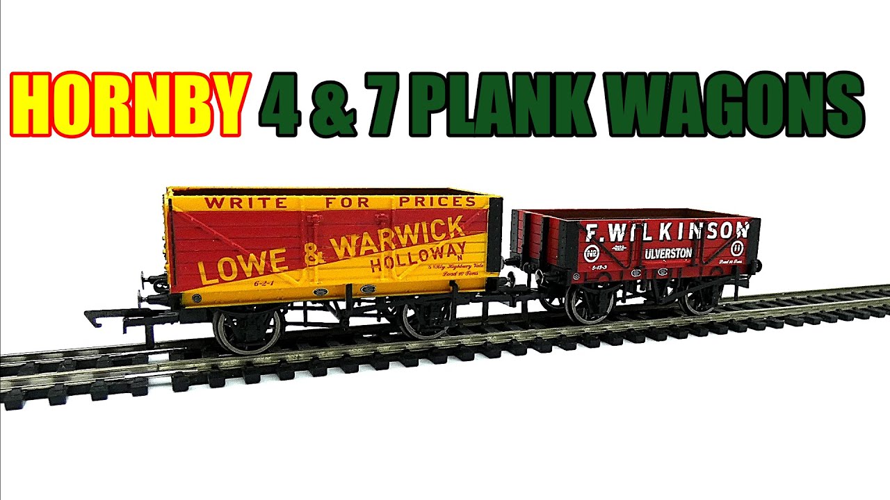 REVIEW HORNBY 4 & 7 PLANK WAGONS - YouTube