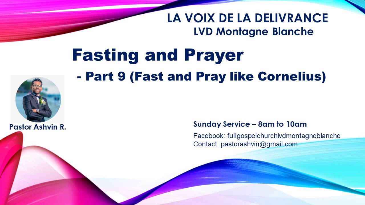 Prayer & Fasting - Fast and Pray like Cornelius - YouTube