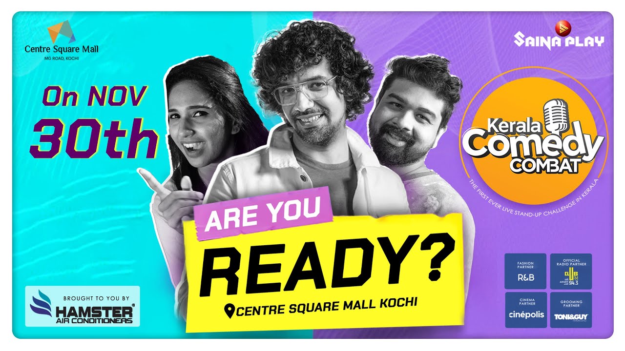 Kerala Comedy Combat Journey | Promo | Saina Play | Centre Square Mall ...