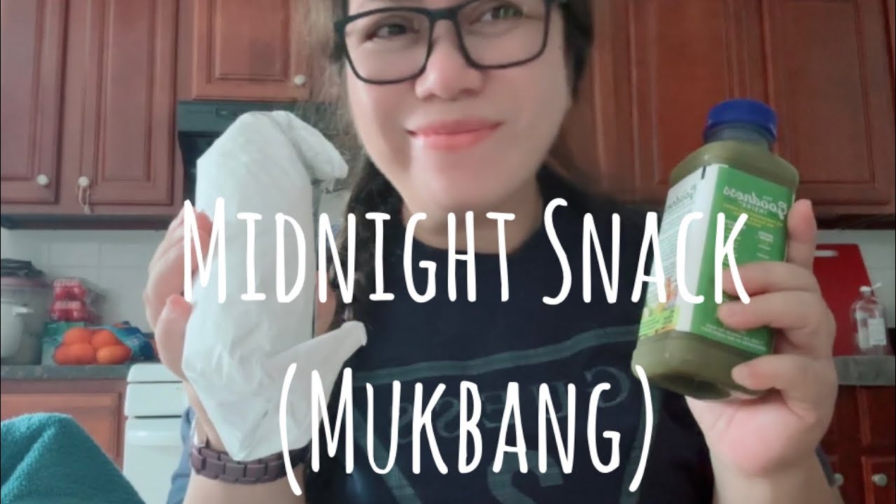MIDNIGHT ️ SNACK | TURKEY BACON WRAP MUKBANG | LBraceros#595 - YouTube