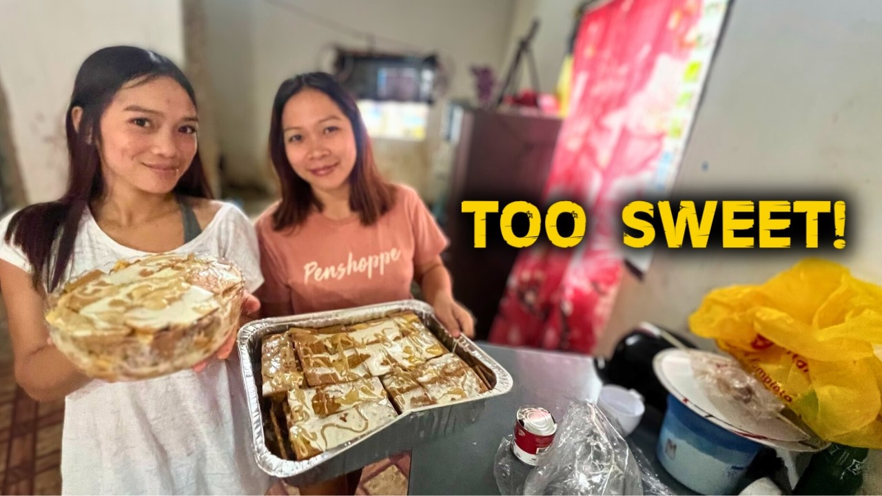 How to Make Easy Mango Float Deep in the Filipino Province 🇵🇭 - YouTube