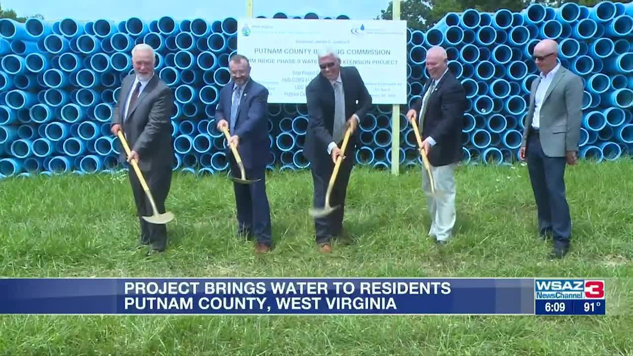 Groundbreaking at Jim Ridge means running water for 60 residents - YouTube