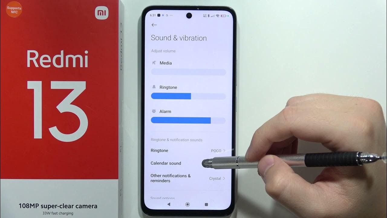 Redmi 13: Disable Touch Vibration - YouTube