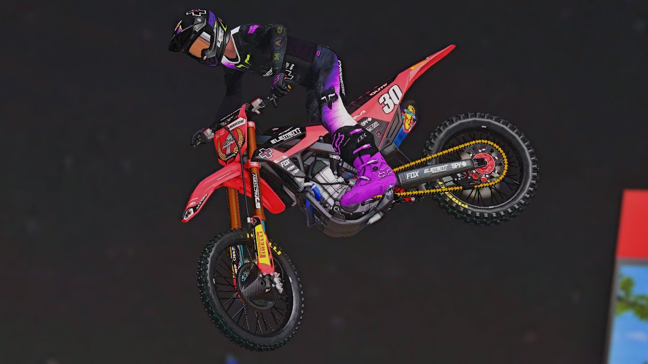 Mx Bikes White Plate Holding with Dylone, - YouTube