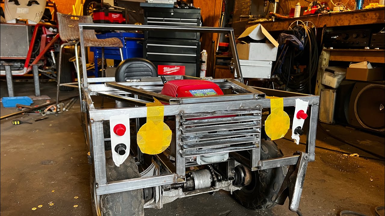 Power Wheels Land Rover! D90. 4x4 Honda Engine - 3 Speed gear Box with ...