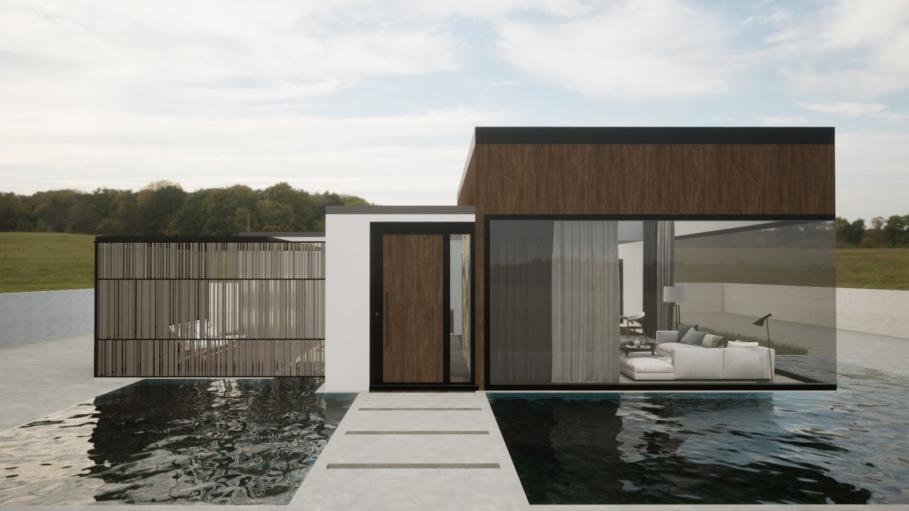 SMALL MODERN HOUSE DESIGN!! - YouTube
