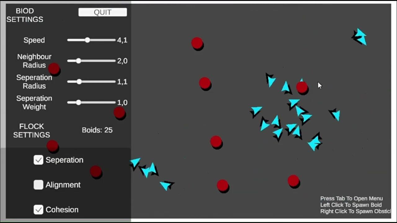 Boids Algorithm in Unity - YouTube