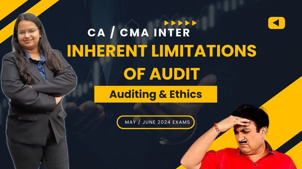 Inherent Limitations of Audit | CA Inter Audit | CMA Inter Audit | 2024 ...