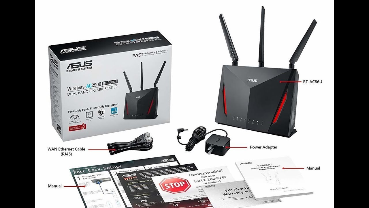 Router Wireless Asus RT-AC86U, AC2900 Unboxing 2018 - YouTube