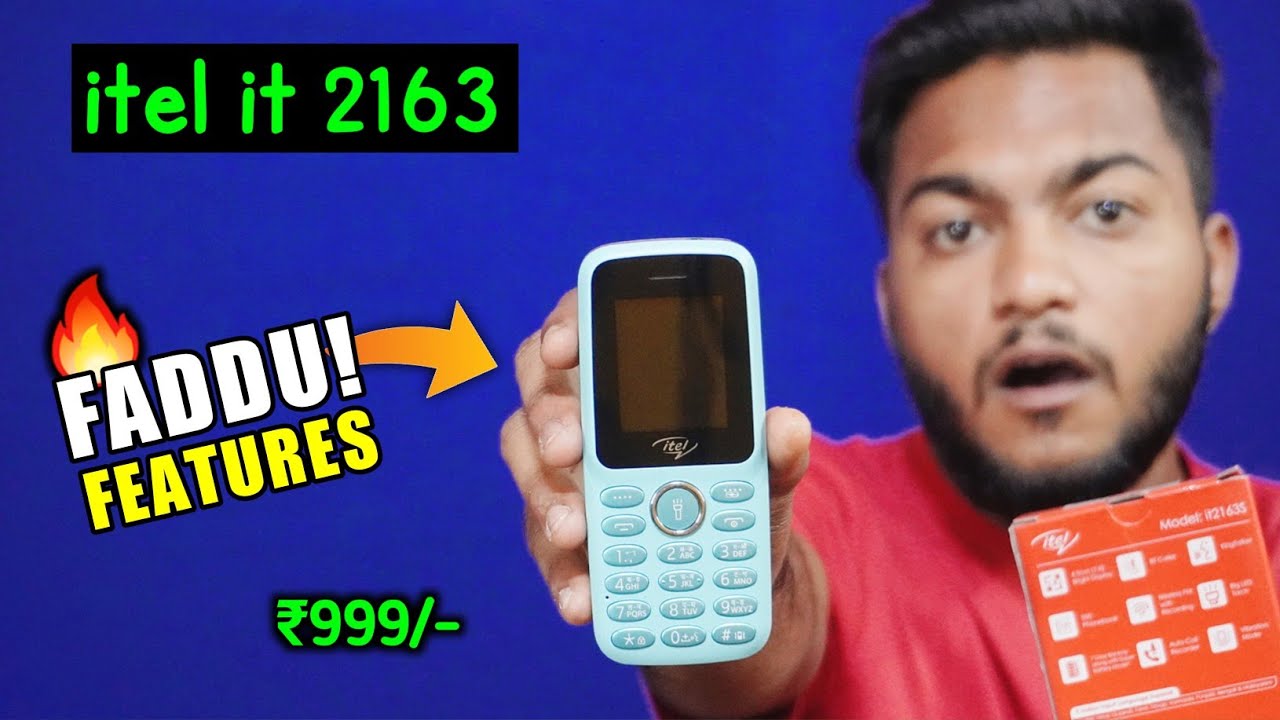 itel it 2163 S Best KeyPad Phone 2022 ! 7 Days Battery Backup & BT ...