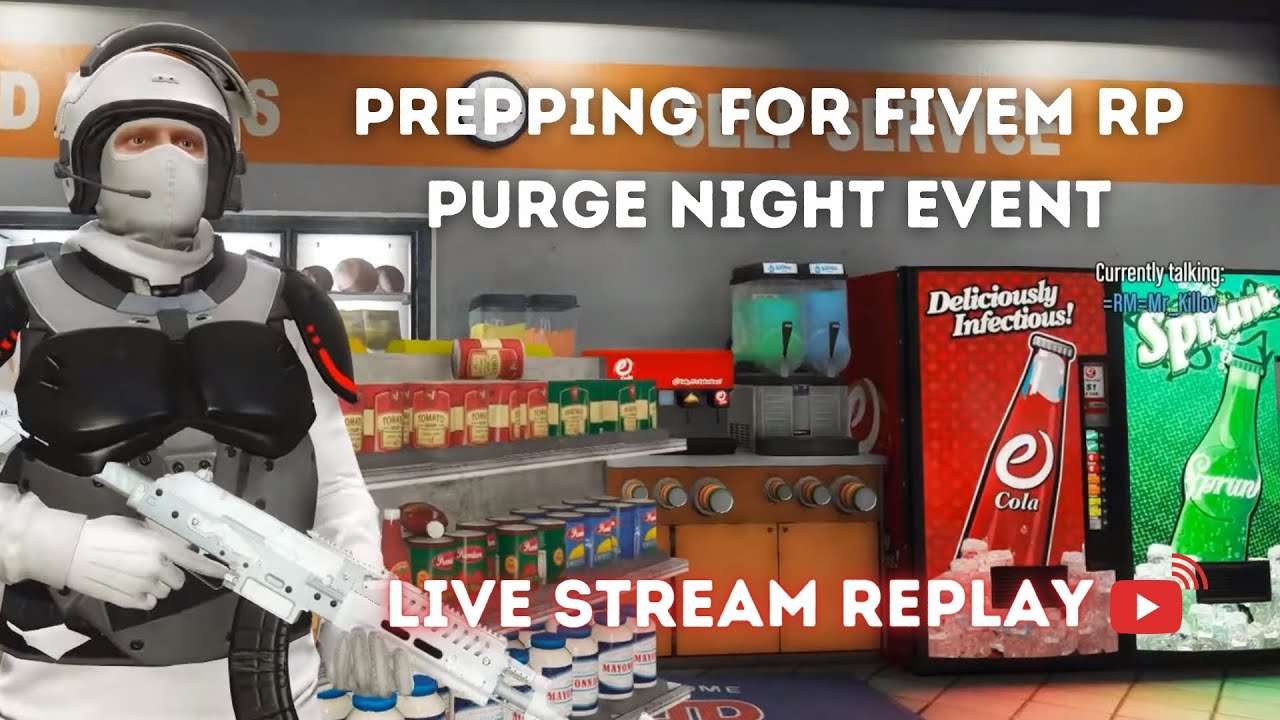 FiveM RP | Purge Night Event | Live Steam Replay - YouTube