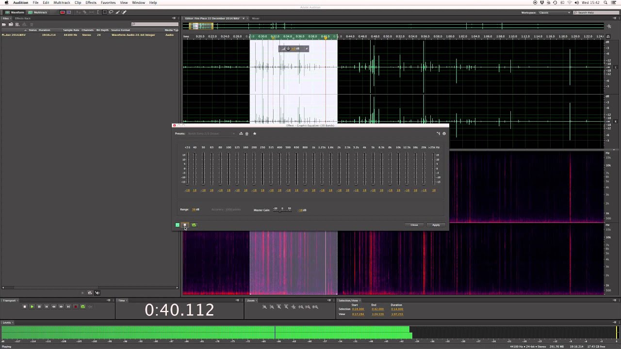 30 Band [EQ] Various filters - YouTube