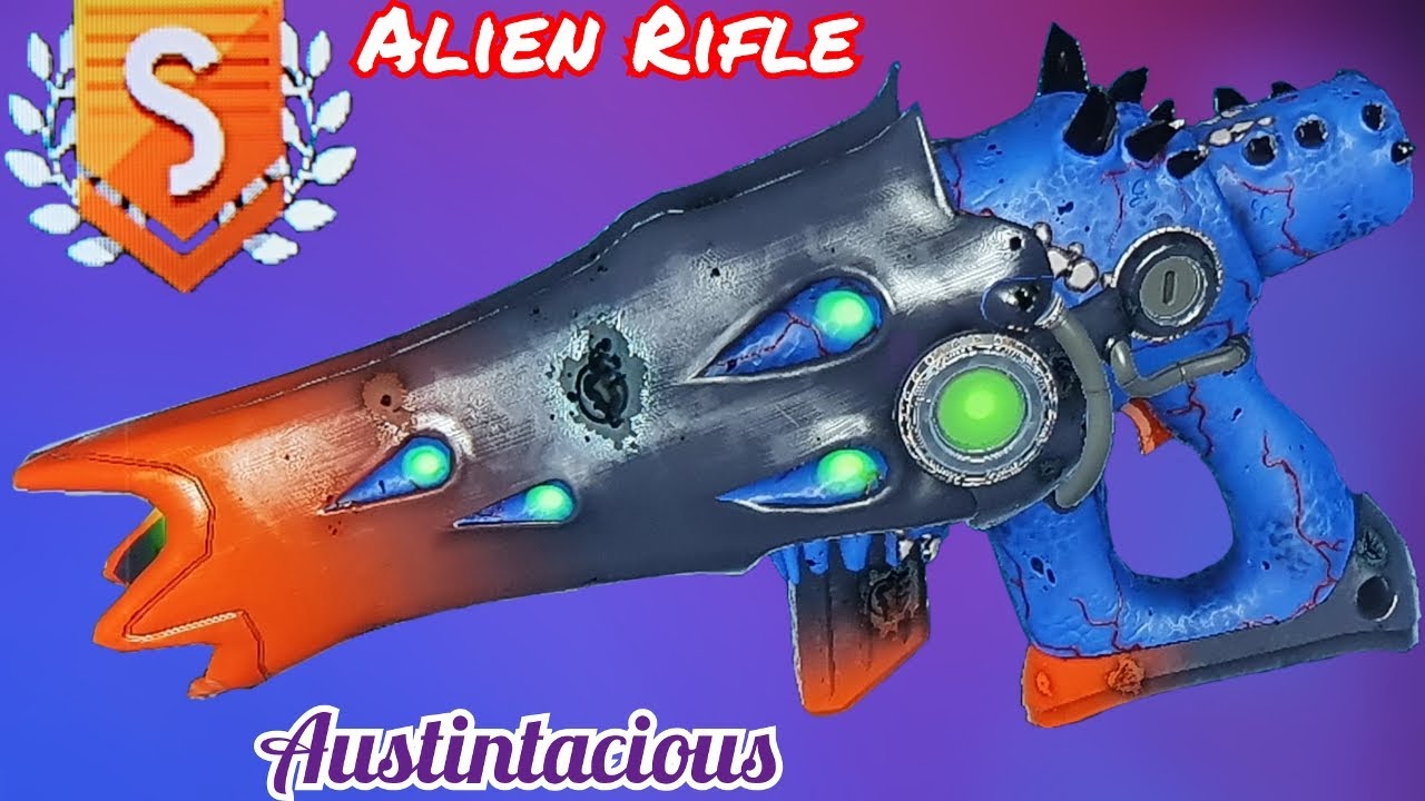 No Man's Sky S-Class Alien Rifle Multitool - Blue/Black/Orange & Black ...