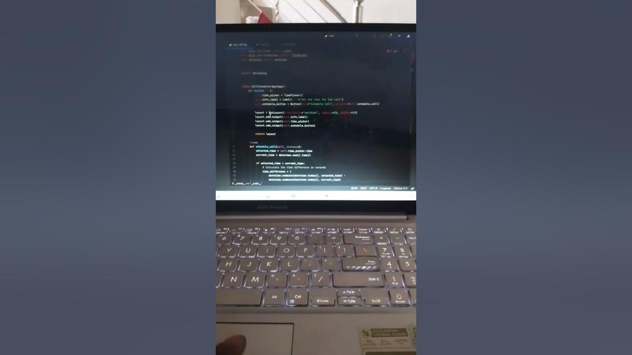 my first code in python language #ek zindagi #codinglife - YouTube