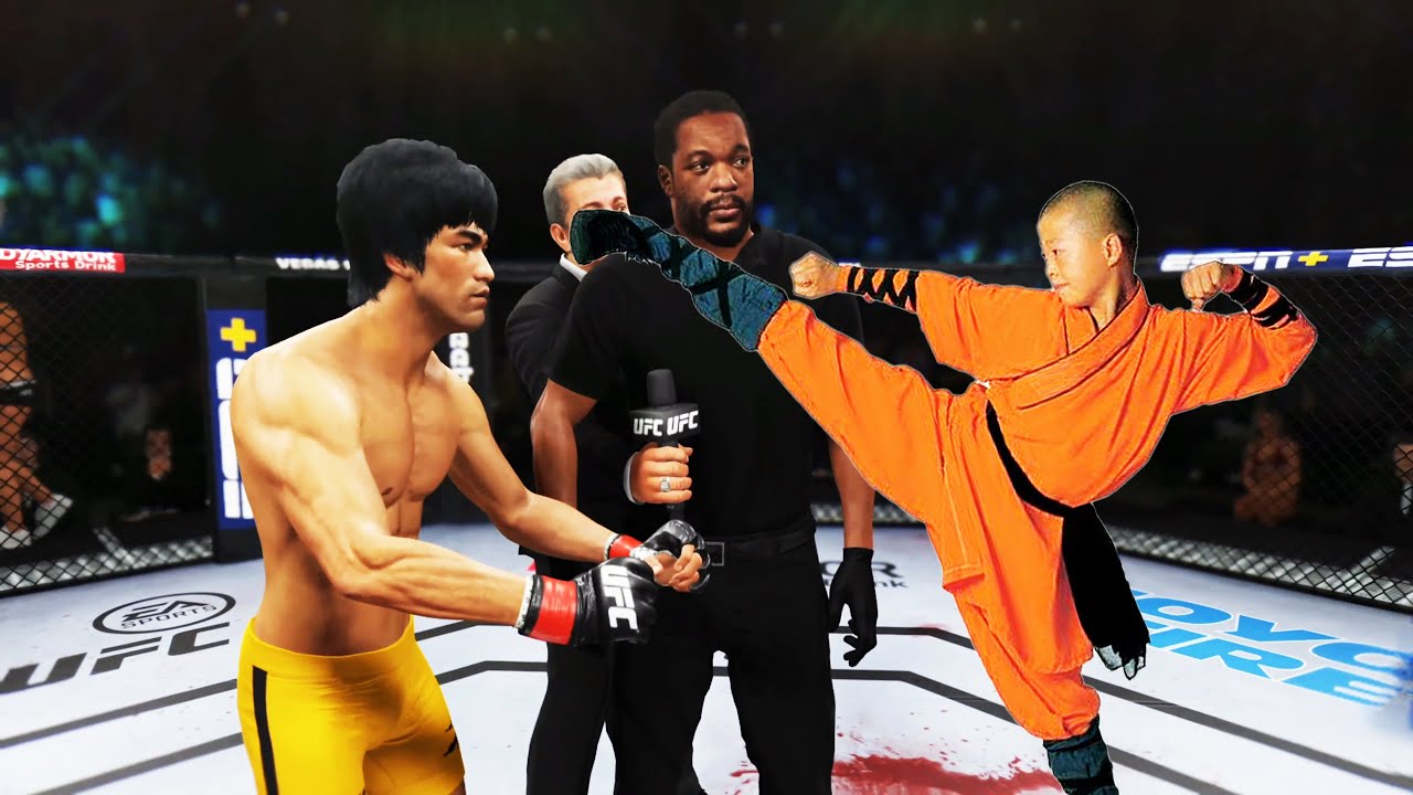 UFC 4 | Bruce Lee vs. Teen Monk [EA Sports UFC 4] - YouTube