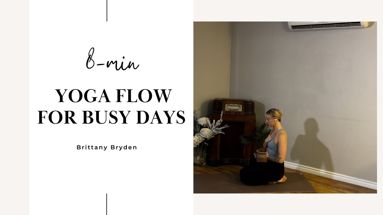 8-Minute Yoga Stretch Routine for Busy Days | Enhance Mobility ...