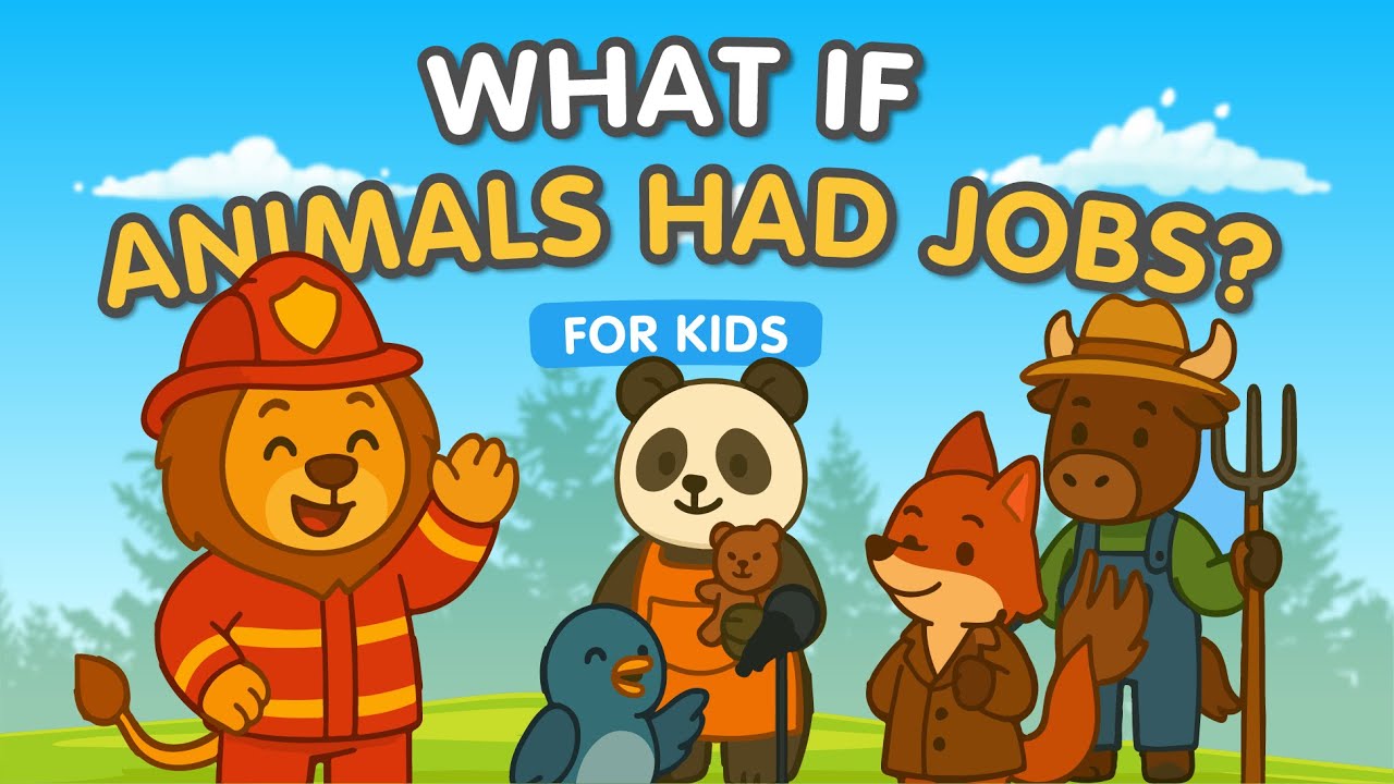 If Animals Were Humans – What Would Their Jobs Be? | Fun Learning for ...