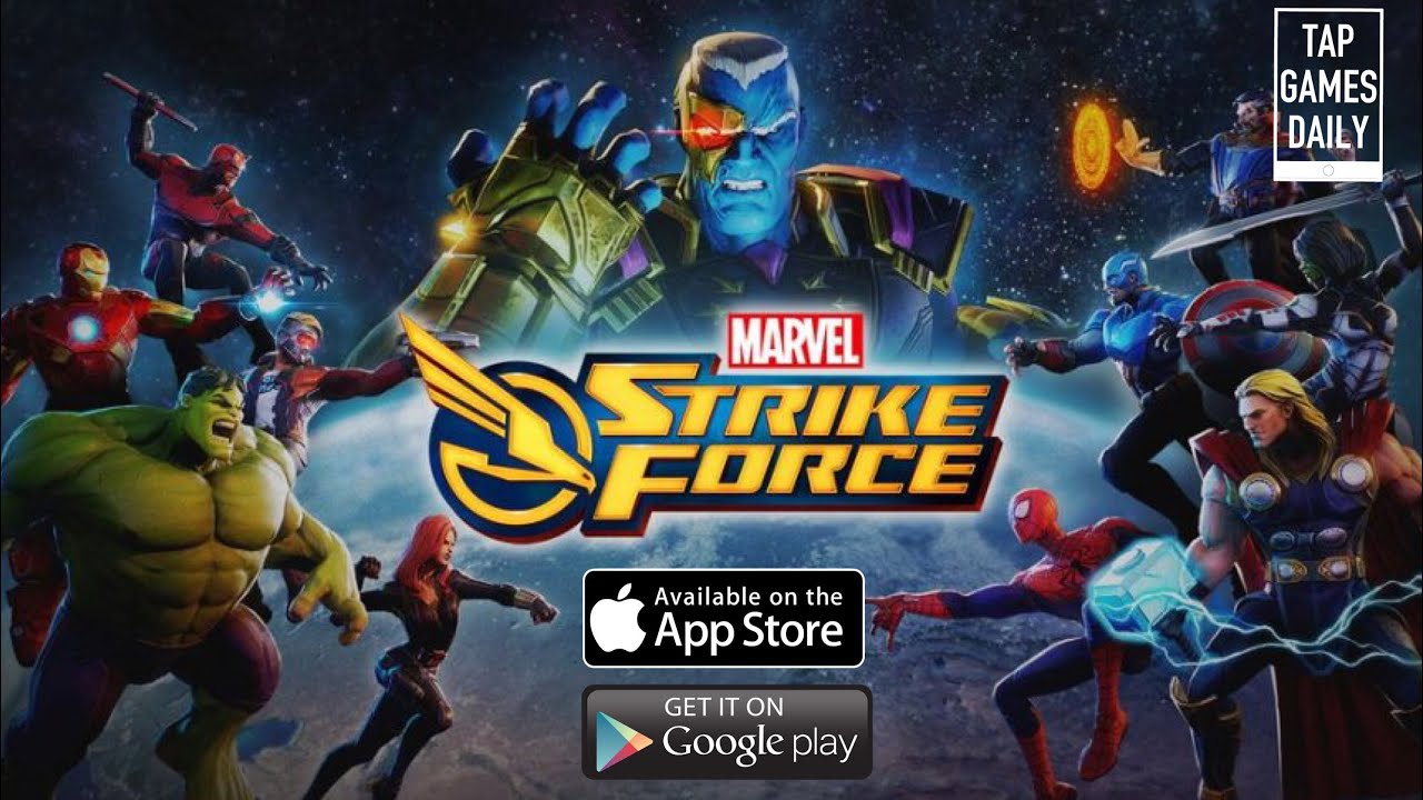 MARVEL STRIKE FORCE First Gameplay Walkthrough Part 1 - YouTube