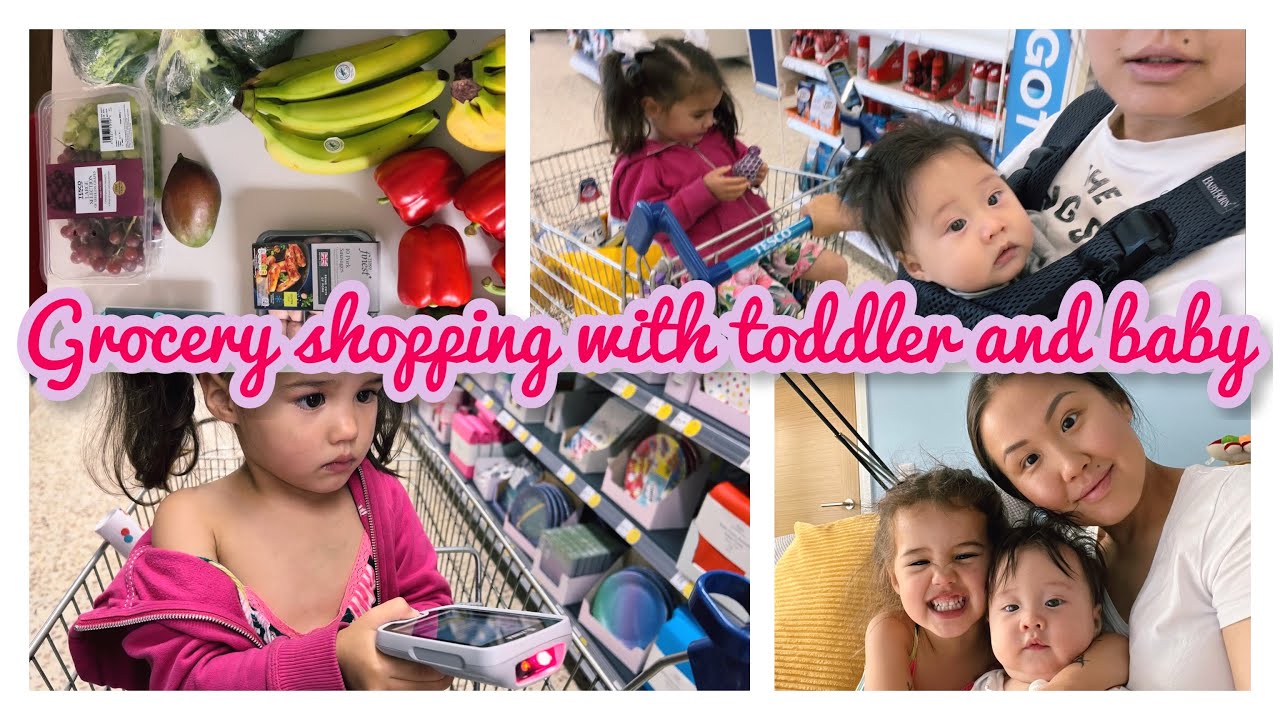 GROCERY SHOPPING WITH TODDLER AND BABY / TESCO GROCERY HAUL / LIFE OF A ...
