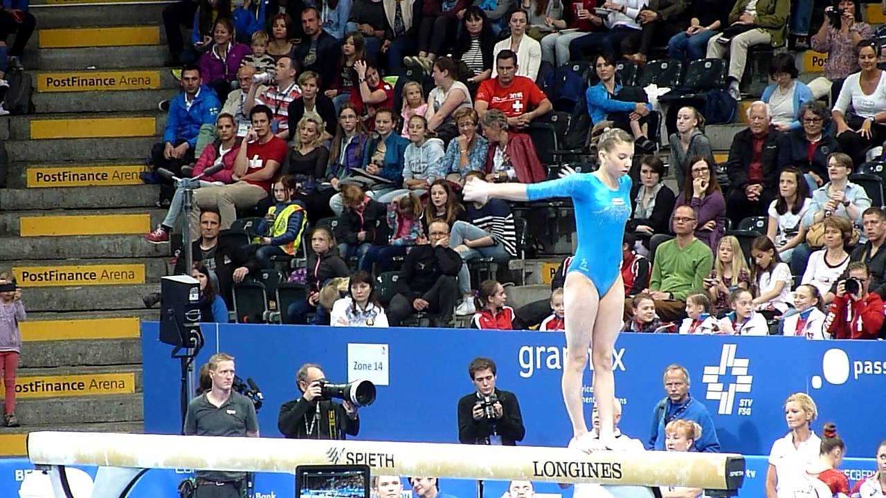 Butuc Anda poutre ROU TQ qualif senior euro Bern 2016 - YouTube