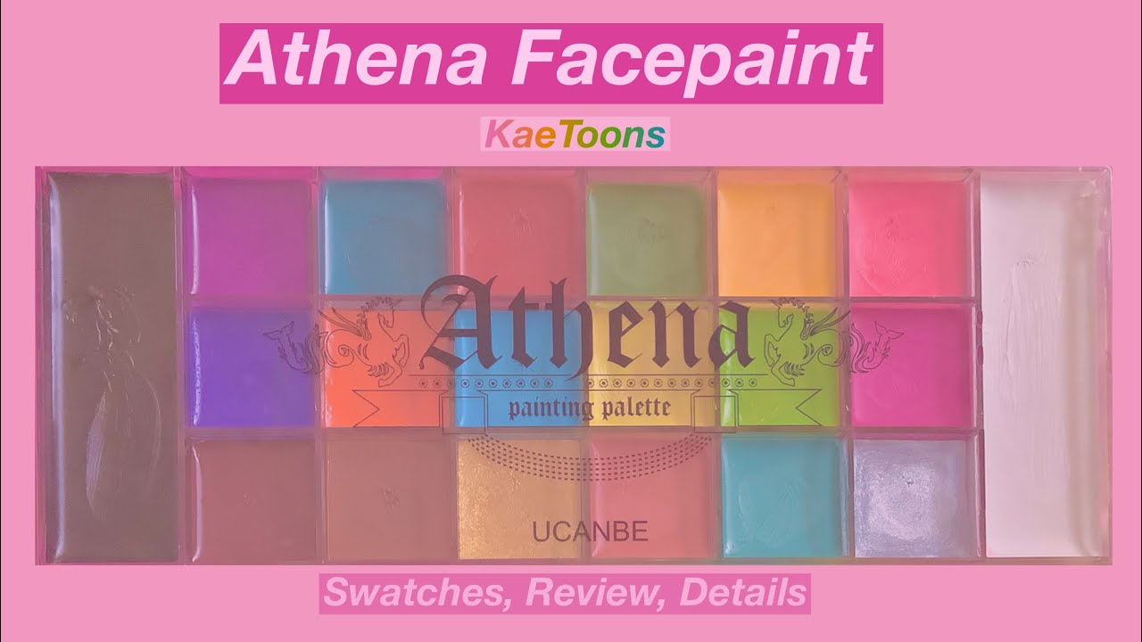 Athena Facepaint | Swatches, Review, Details - YouTube