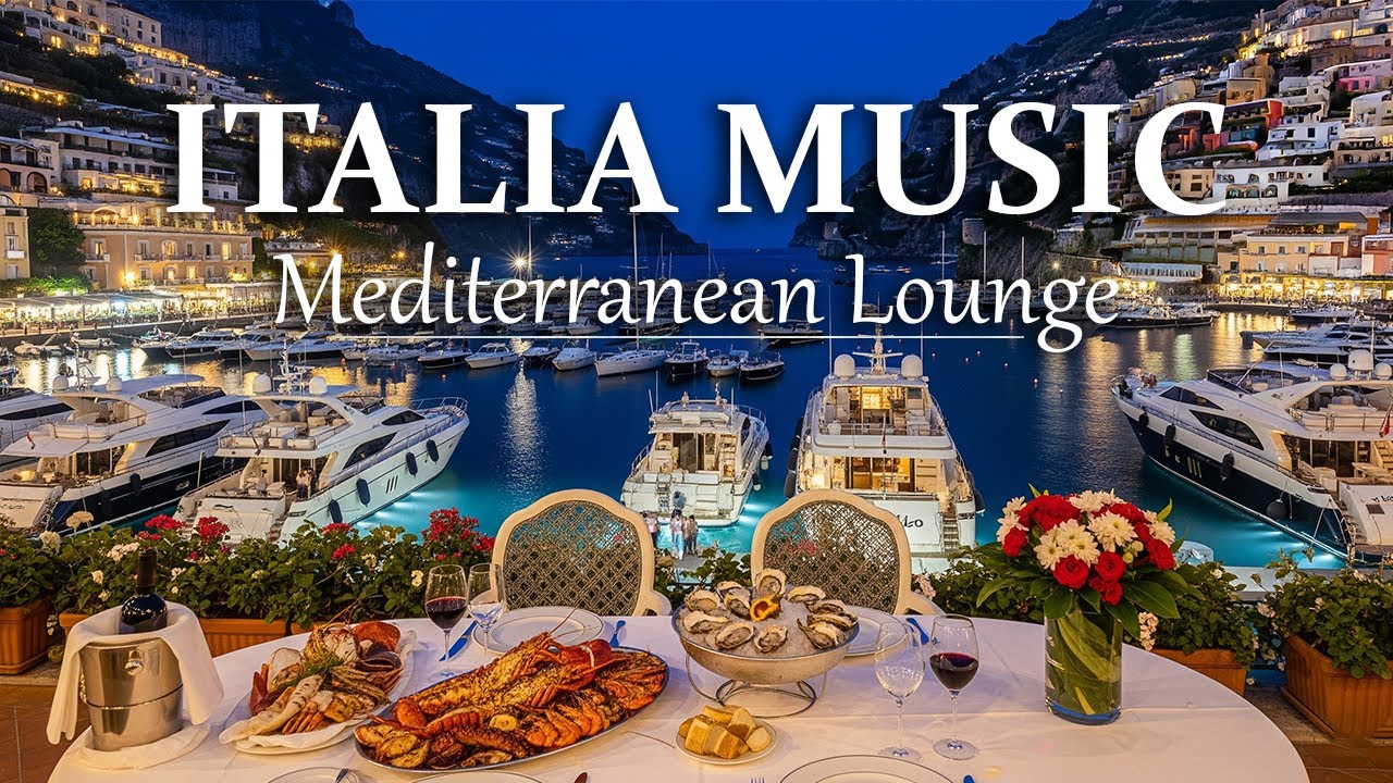 Italian Vibes & Mediterranean Music 🎶 | Serene Amalfi Coast & Lake Como ...