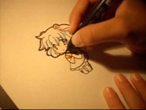 Drawing Chibi Sheep-chan - YouTube