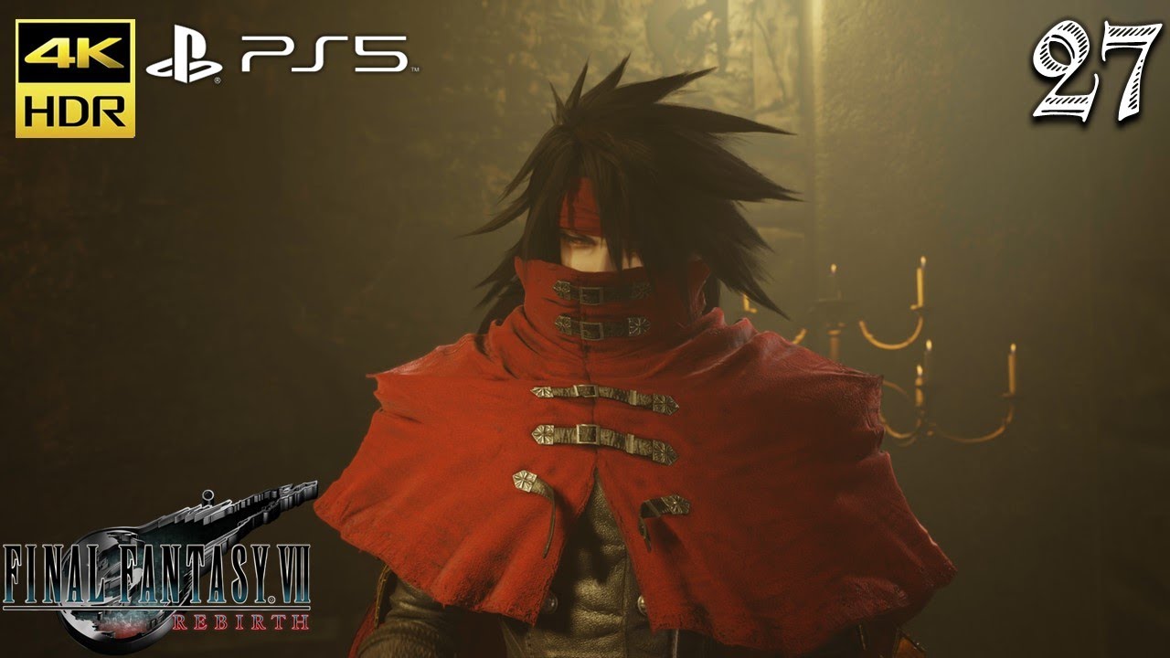 Final Fantasy VII Rebirth (2024) #27 Vincent Valentine in Shinra Manor ...
