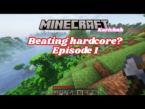 Minecraft | Beating hardcore series | Chill gameplay | Episode 1 - YouTube