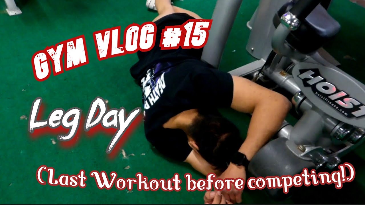 Last workout before competition / Leg day | Gym Vlog #15 - YouTube