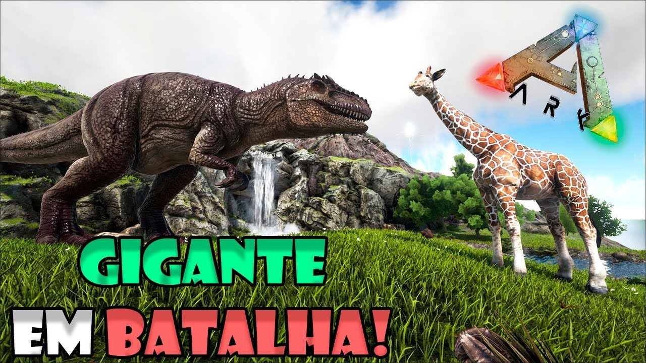 BATALHA DE GIGANTE! --- ARK MORE CREATURES #30 - YouTube