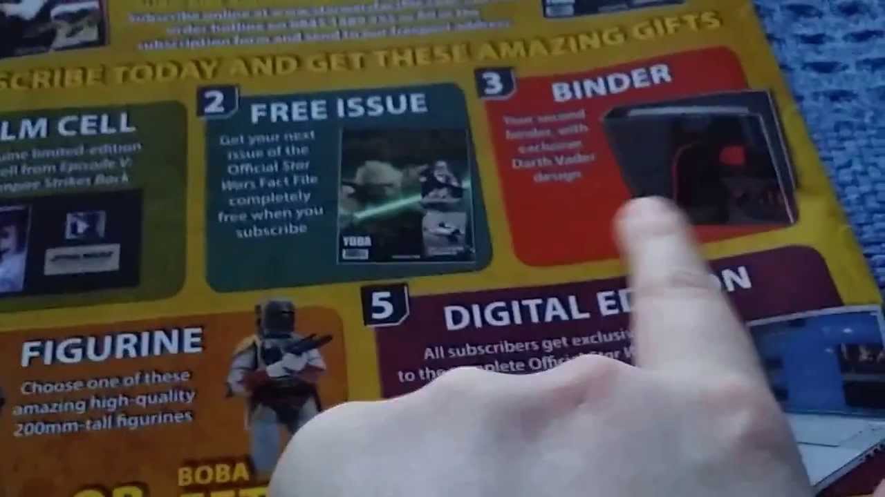 Star Wars Fact File Issue 1 Magazine Collection - YouTube