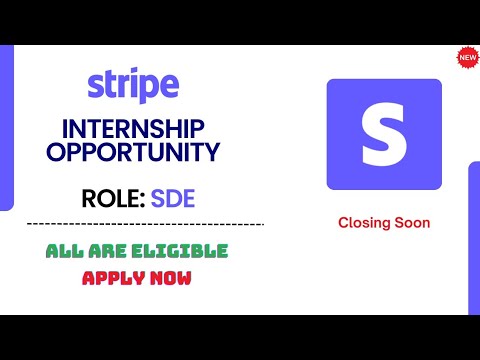 Stripe Software Engineer Internship | Internship for B-Tech Students ...