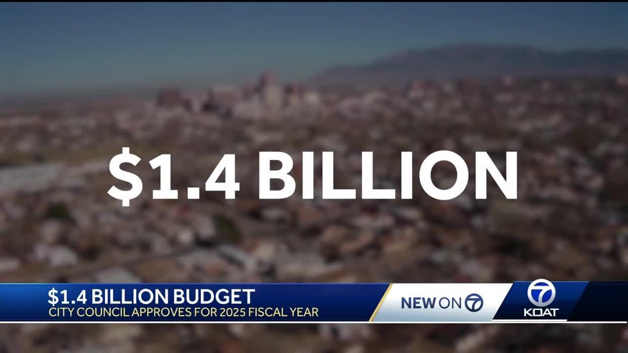 Albuquerque city council approves $1.4B budget for 2025 fiscal year - YouTube